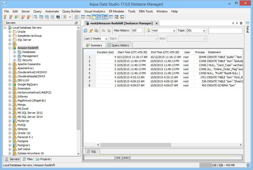 Aqua Data Studio: Amazon Redshift DBA Tools - AquaFold